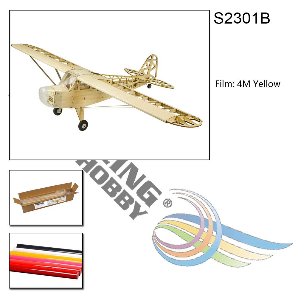 J3 Sacle Balsawood Airplane balsa wood Air plane RC Model Hobby toys ...