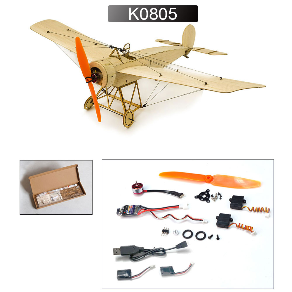 Free Shopping K08 Micro Fokker E.III Eindecker WW1 Figher 420mm Micro ...