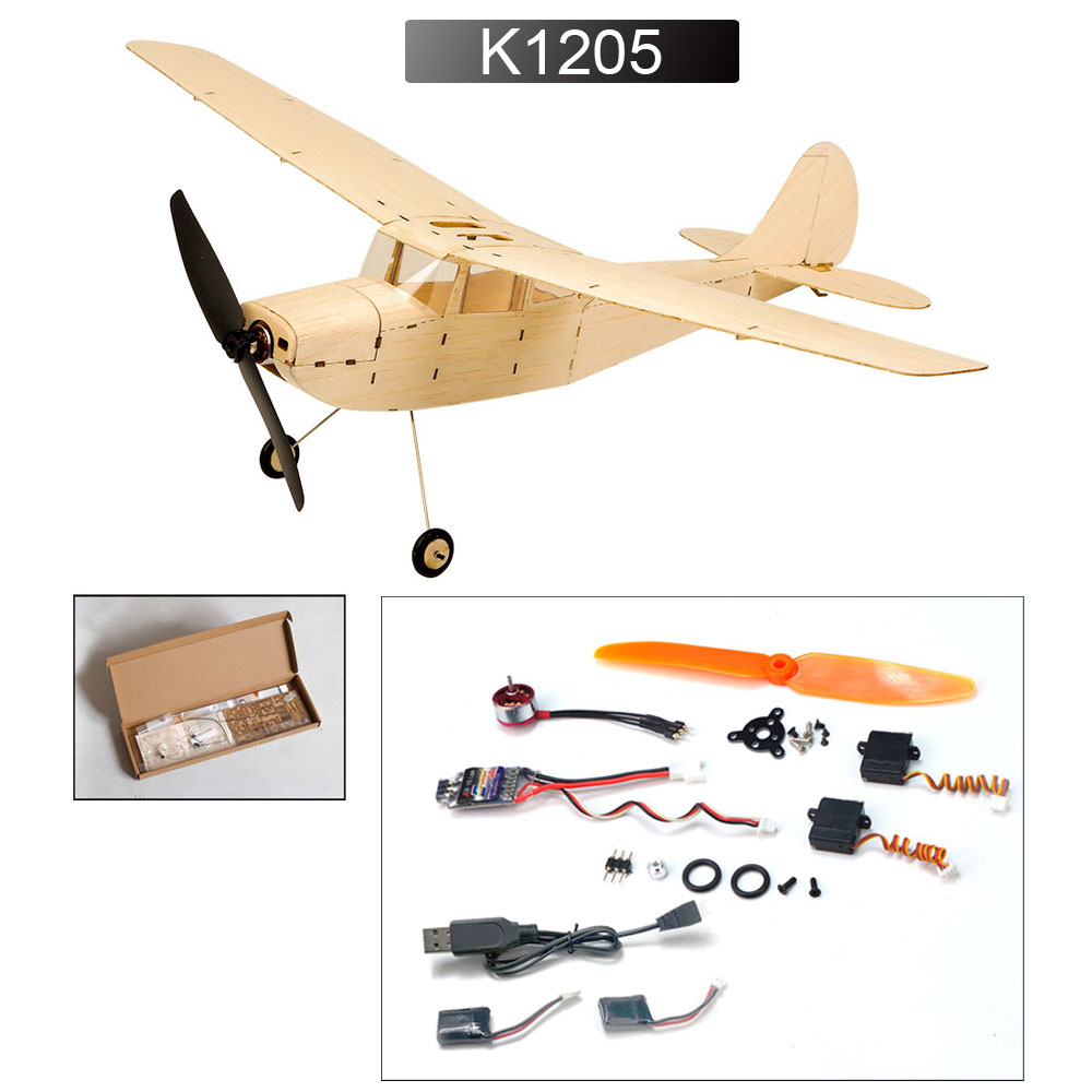 K12 Mini RC Balsawood Airplane KIT 445mm Cessna L-19 Free Shipping