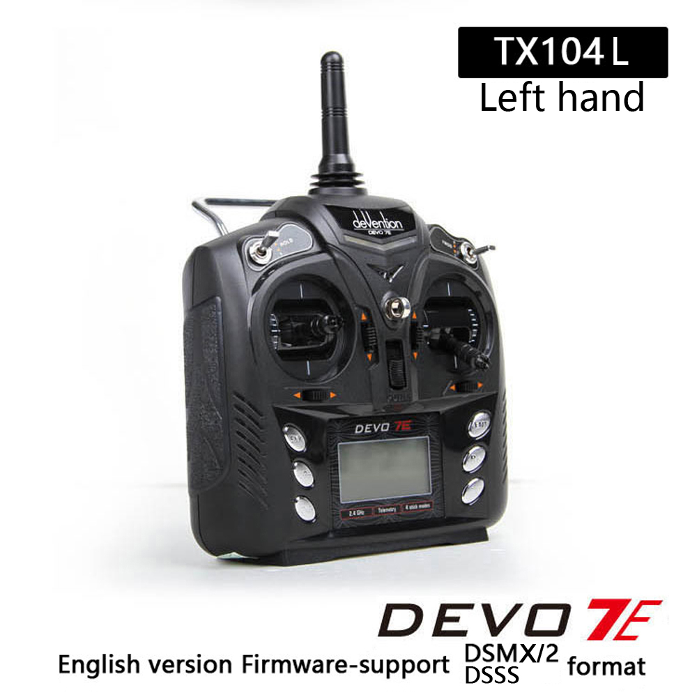 Walkera DEVO 7E 2.4G 7CH DSSS Radio Control Transmitter for RC ...
