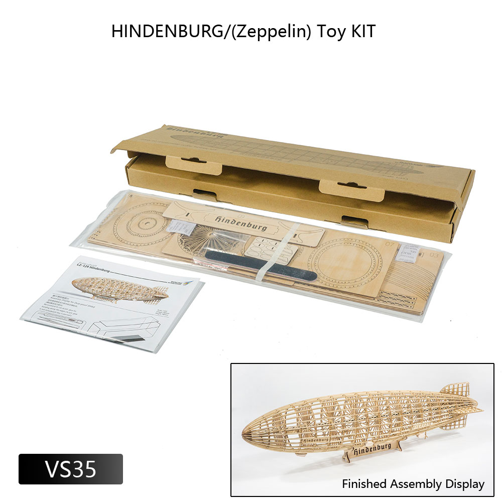 2021 New DIY Static Model Building Model 1:453 LZ-129 Hindenburg ...