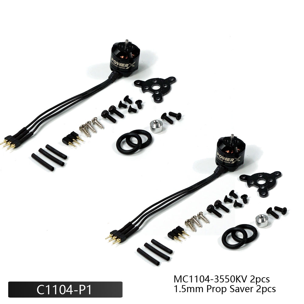 MC1104 3550KV Mini Brushless Motor, 2S /5A 5030 Propeller Mount for ...