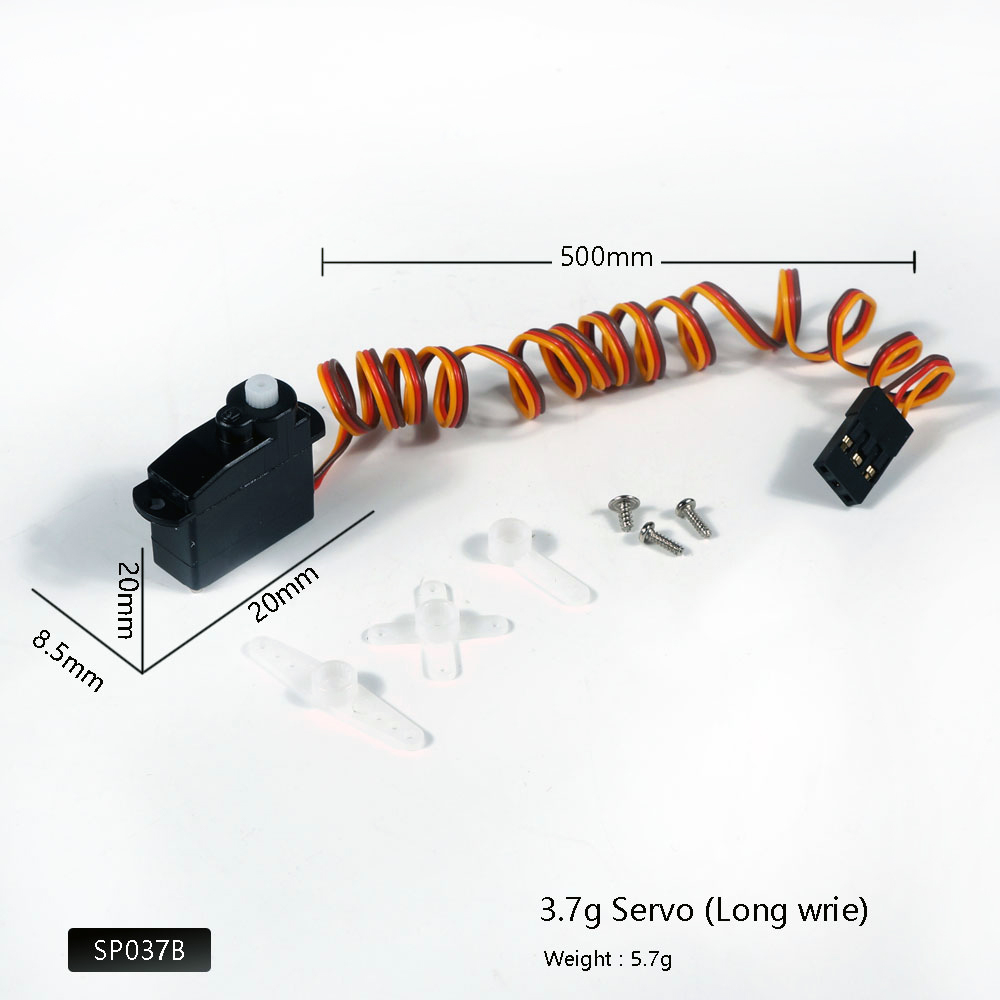 Servo 1.7g/2.0g/2.5g/4.3g/5g/9g/17g/37g Metal Servo wire for RC Radio ...