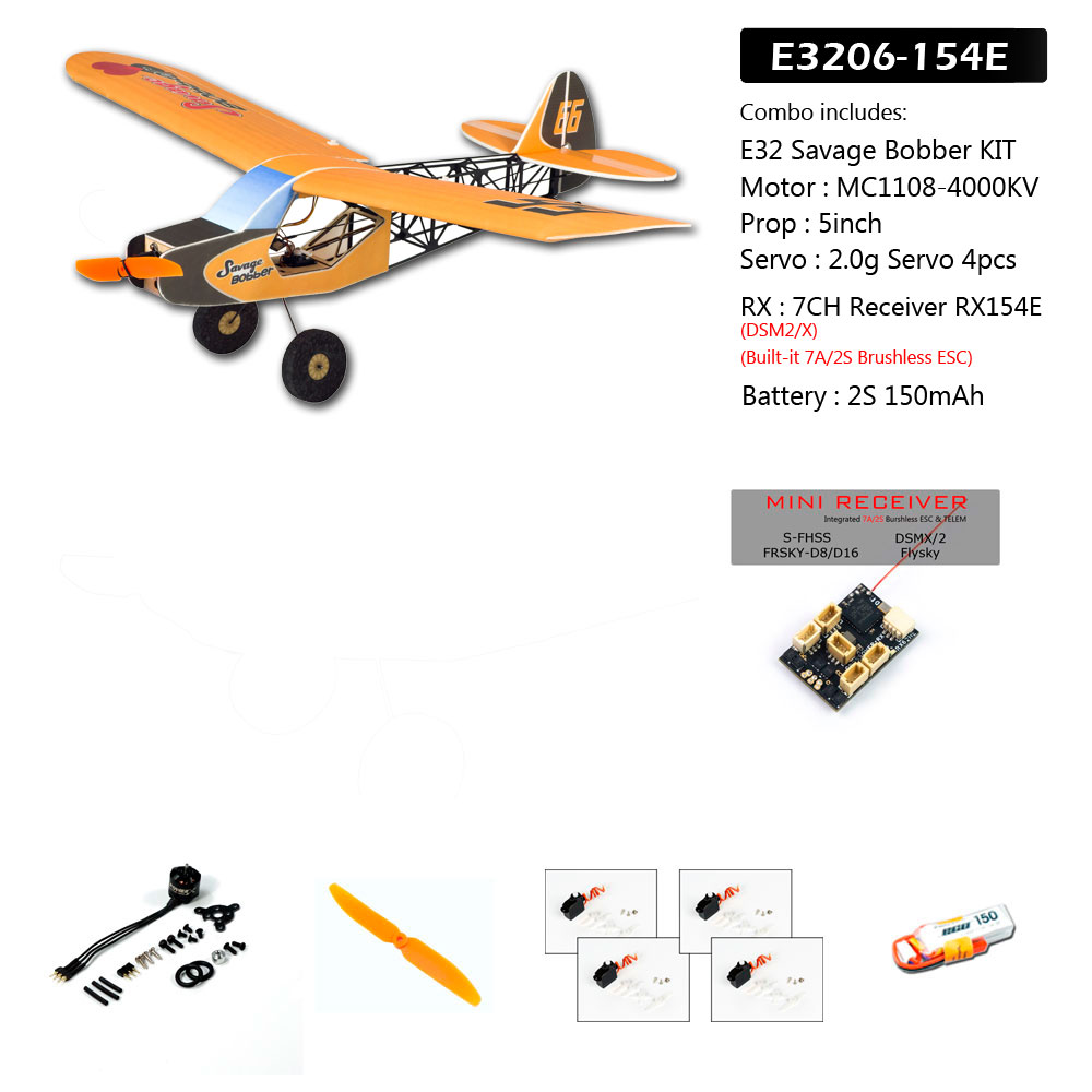 2022 New 600mm Wings Savage Bobber PP RC Hobby Airplane Model