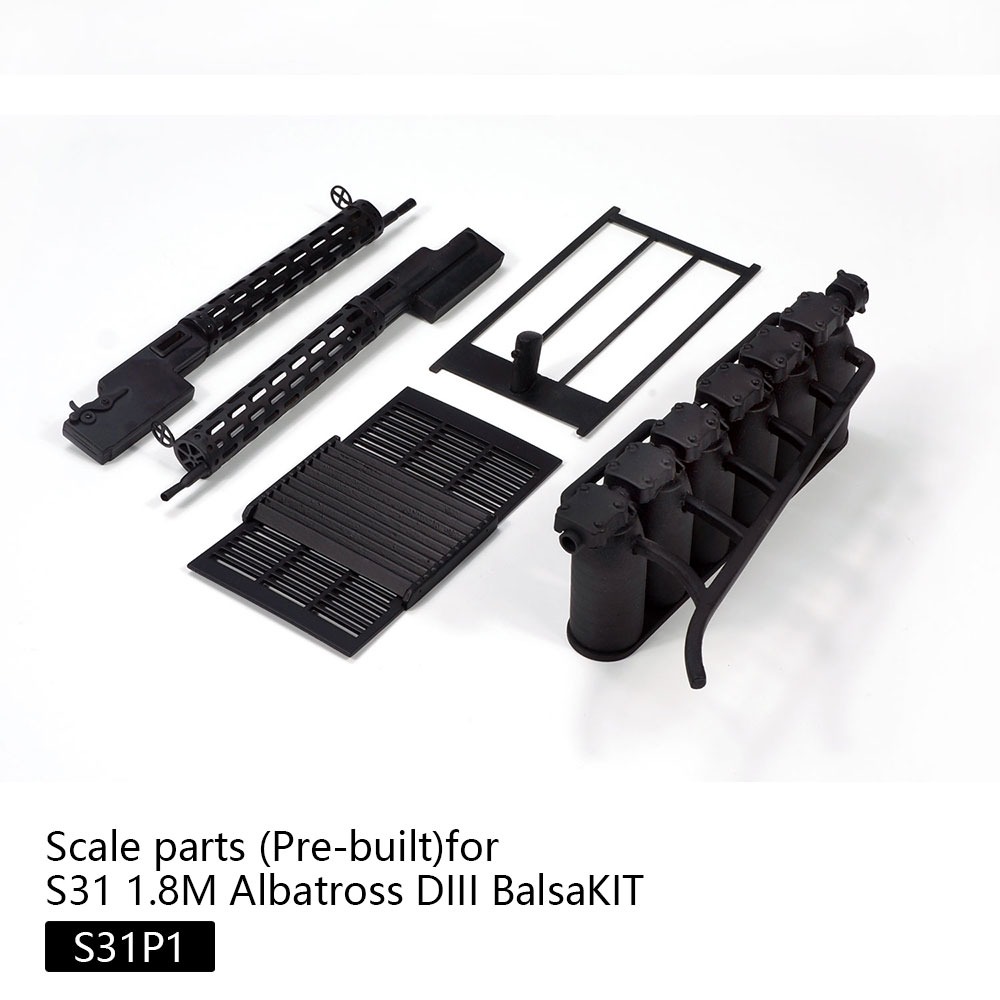 Balsawood RC Airplane Kit Albatros D.III 1.8m (70") Wingspan Laser Cut Balsa Kit DIY Plane Model ...