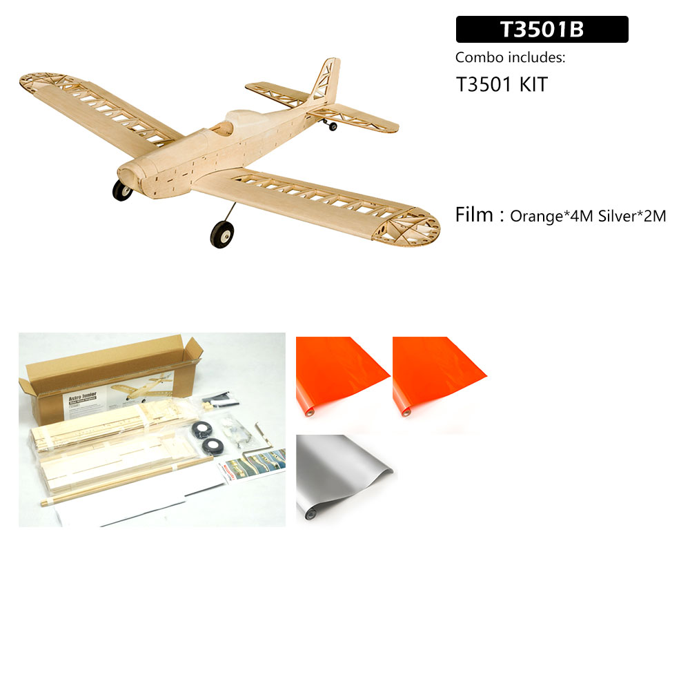 T35 Balsa wood Sport Moedl Airplane 1400mm Astro Junior Wingspan ...