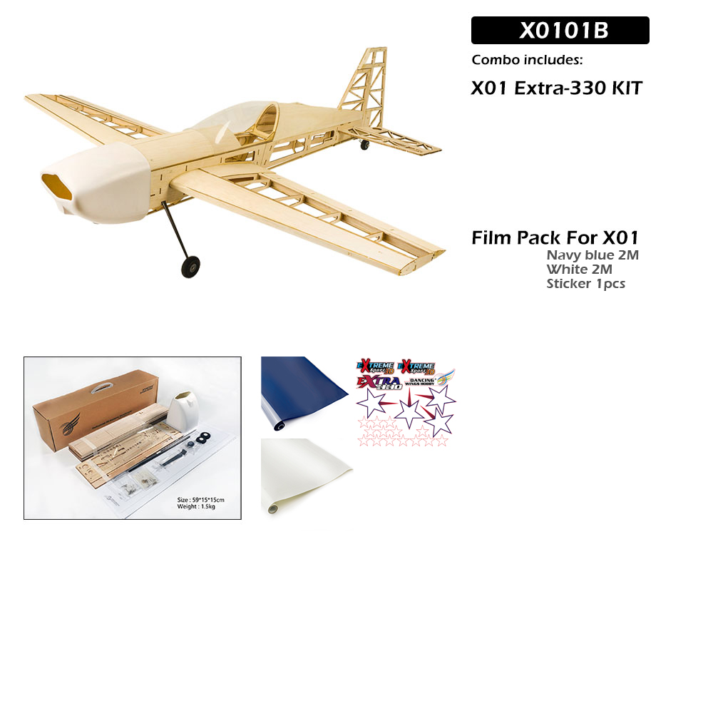 Sacle Balsawood Airplane balsa wood Air plane RC Model Hobby toys 3D EX330