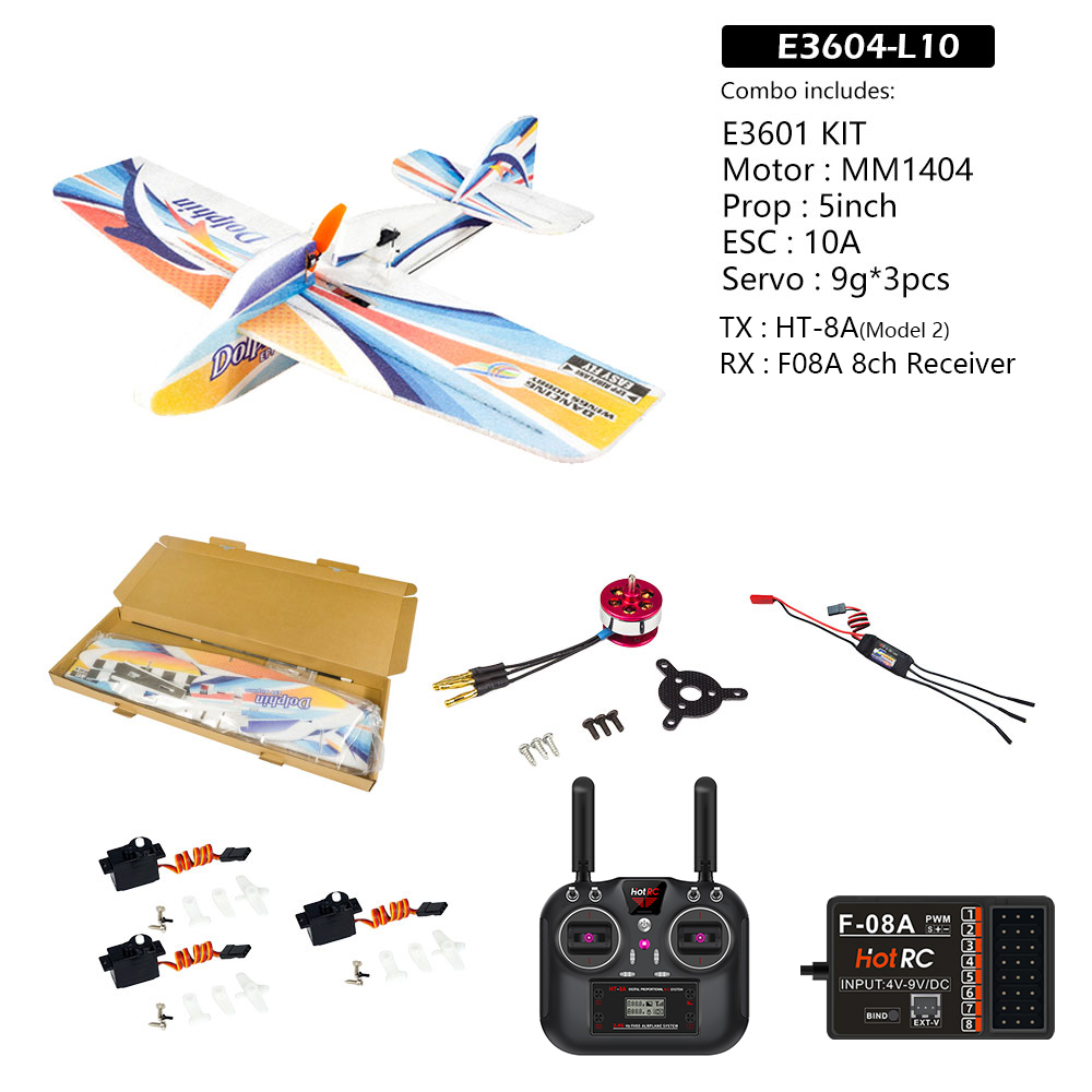 Radio Control RC EPP Slow Flyer Dolphin 580mm Wingspan Need to Build