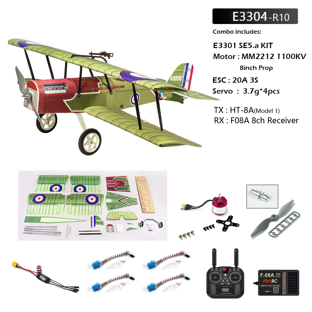 PP Foam RC Electric Airplane Radio Control Model S.E 5.a 800mm Dancing ...