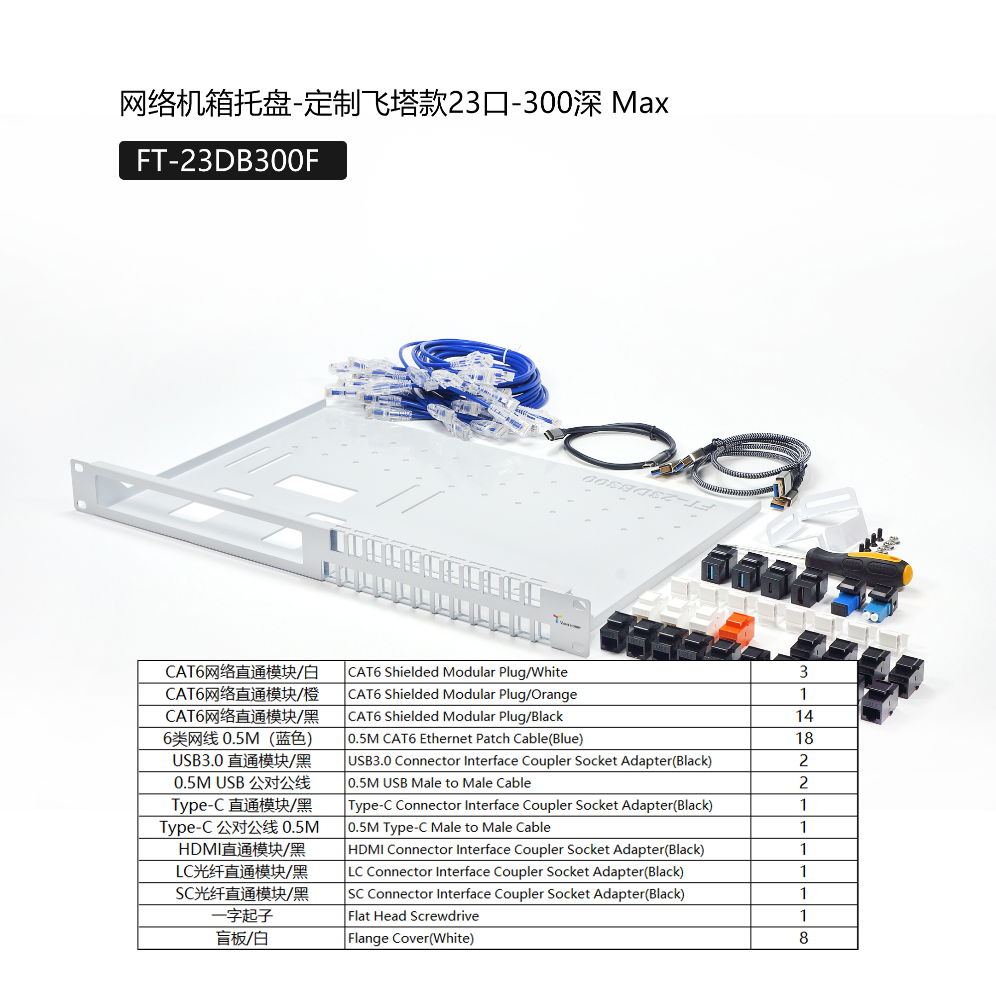 VaneHobby 1U Server Rack Shelf - Fortinet Firewall Vented Rack Mount ...