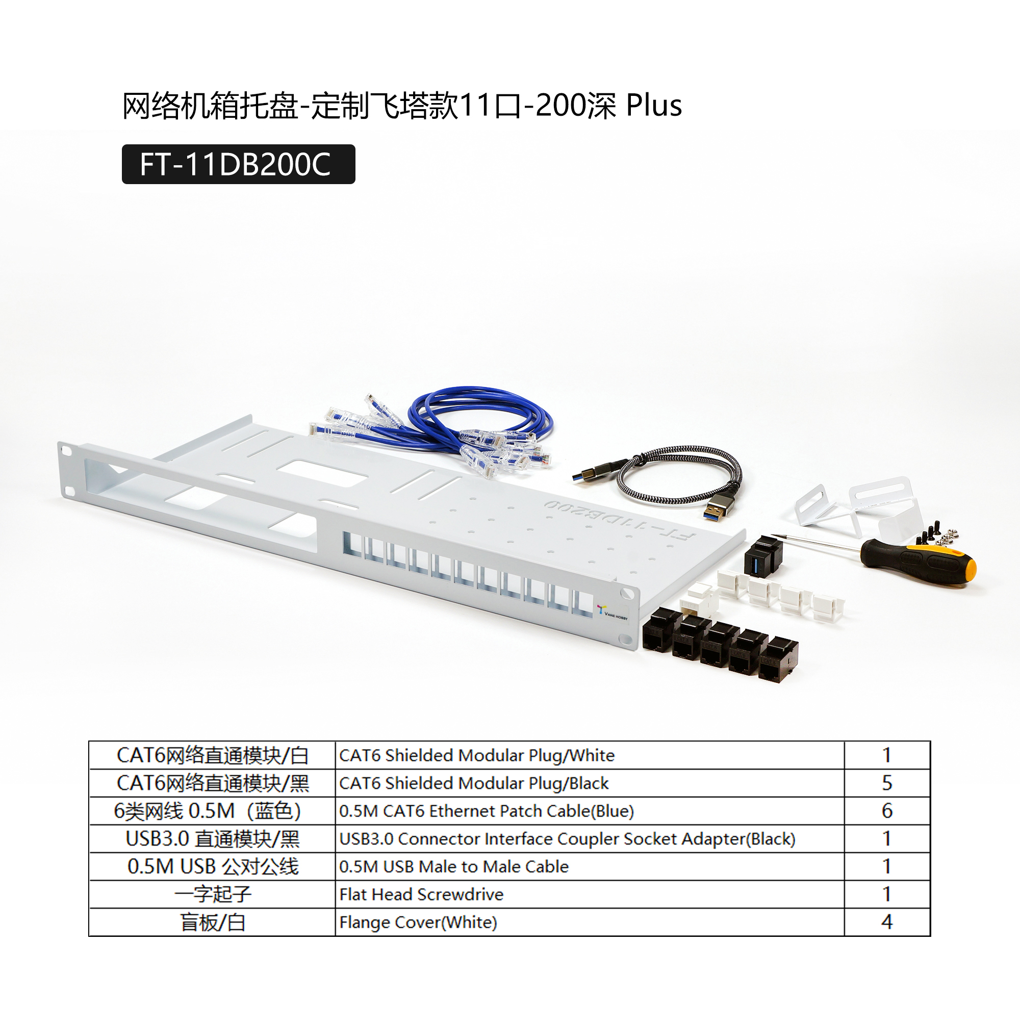 VaneHobby 1U Server Rack Shelf - Fortinet Firewall Vented Rack Mount ...