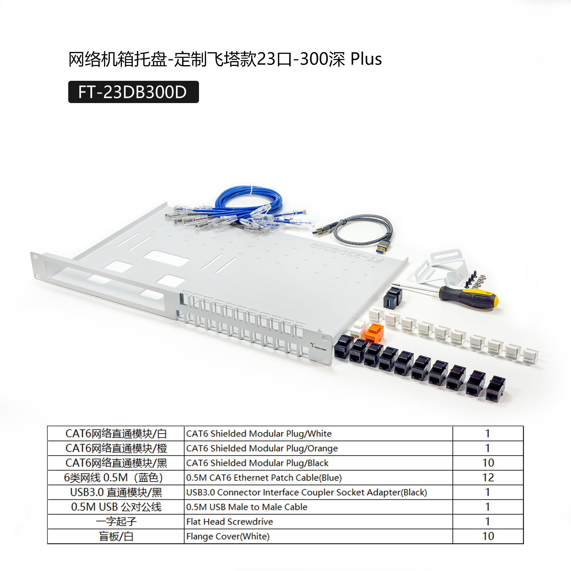 VaneHobby 1U Server Rack Shelf - Fortinet Firewall Vented Rack Mount ...