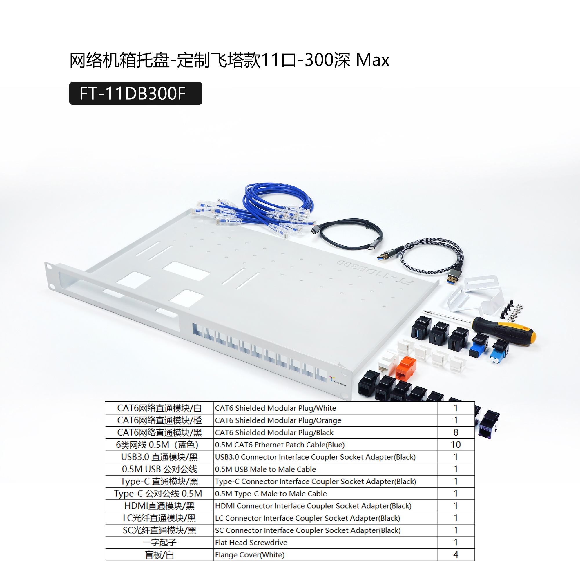 VaneHobby 1U Server Rack Shelf - Fortinet Firewall Vented Rack Mount ...