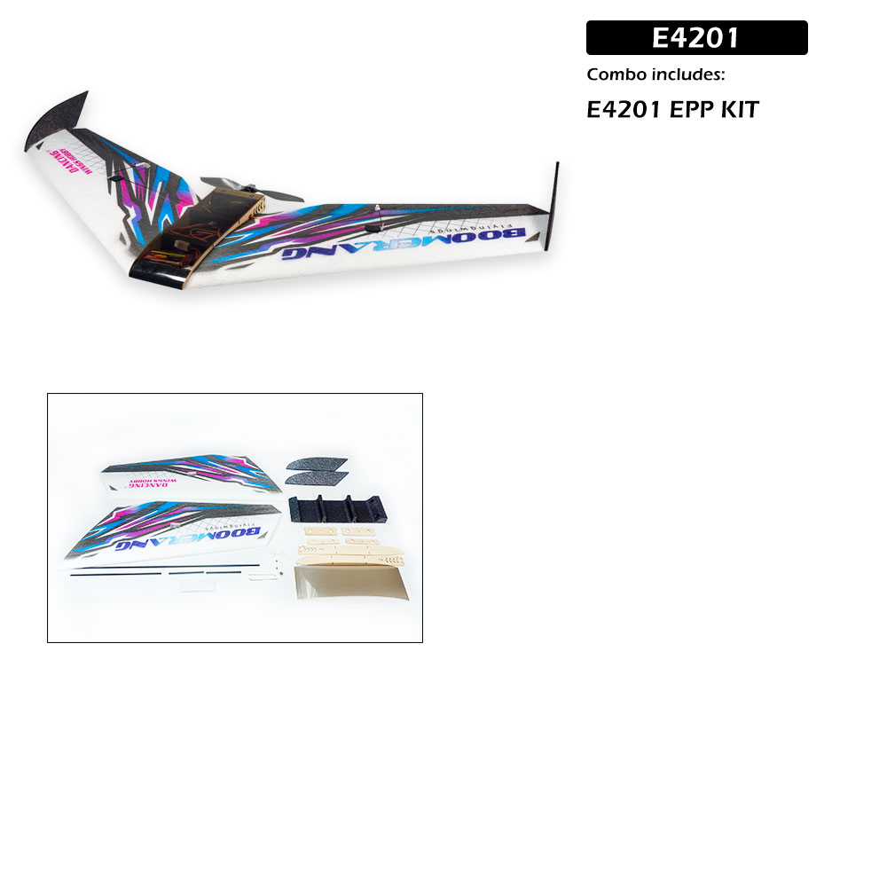 2024 New Flying Wing FPV Radio Control Aircraft E42 Boomerang EPP Foamy ...
