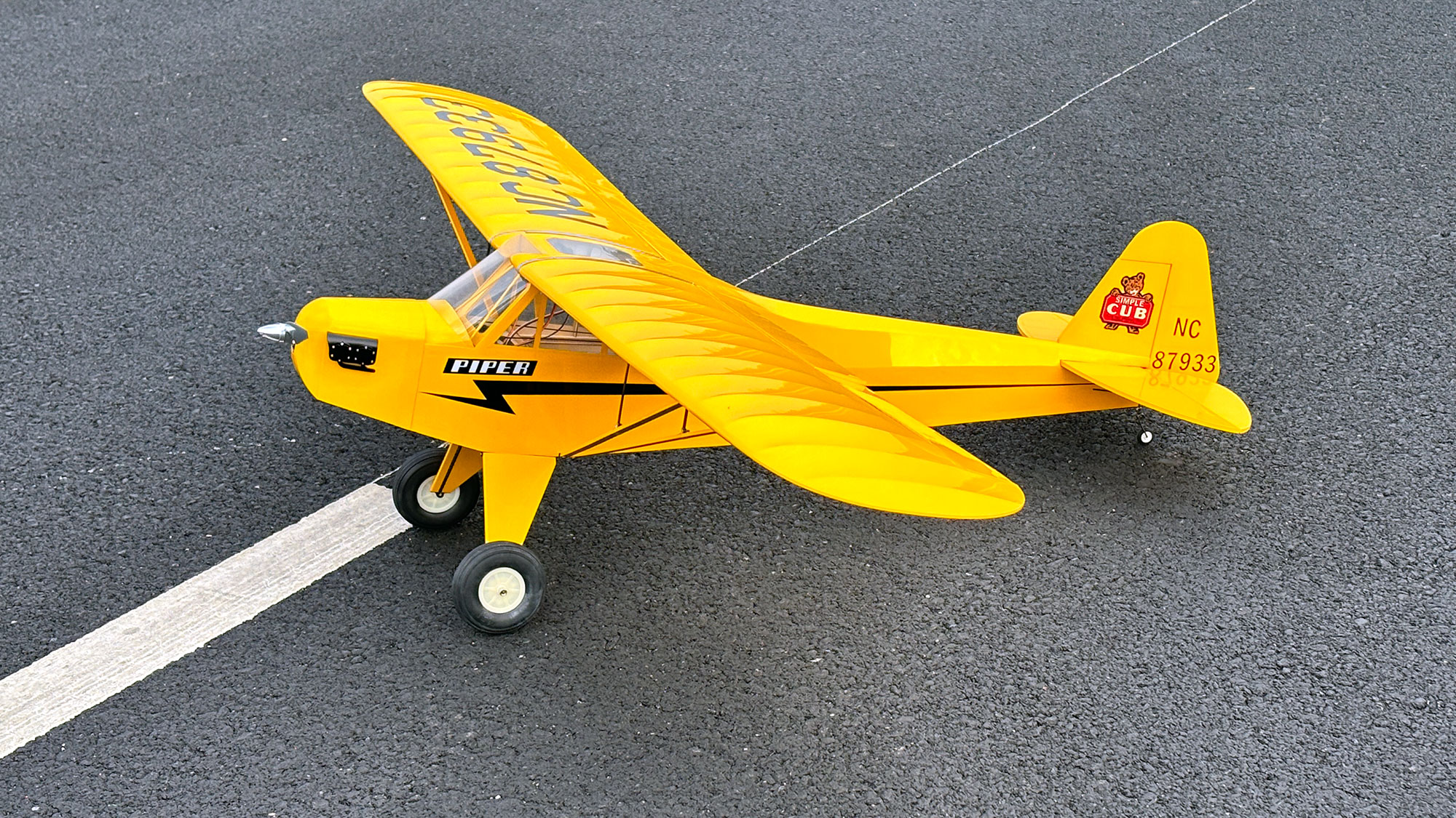 Test Flight SA14 Super Light Weighted J3 Cub 2000mm Wingspan Balsawood