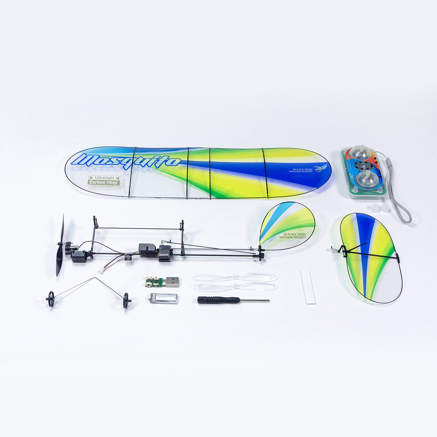 E43 Mosquito PNP Slow Flyer Indoor mini RC Model Airplane 360mm Dancing ...