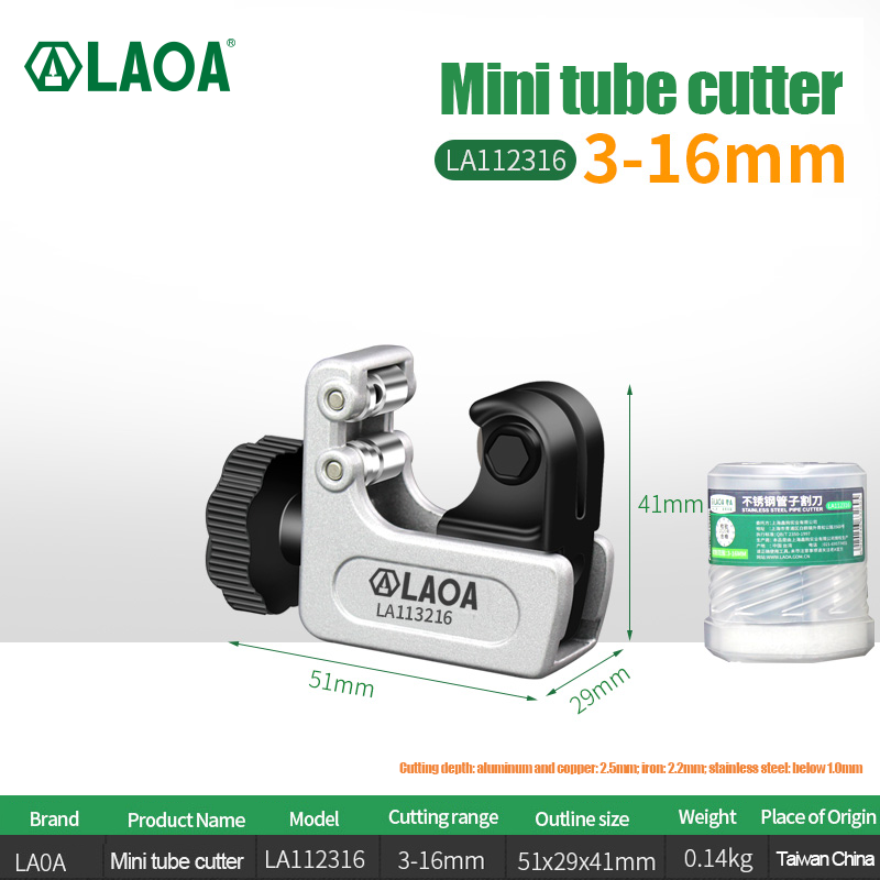 LAOA Pipe Knife Tube Slice Stainless Cutter for Copper Made in Taiwan ...