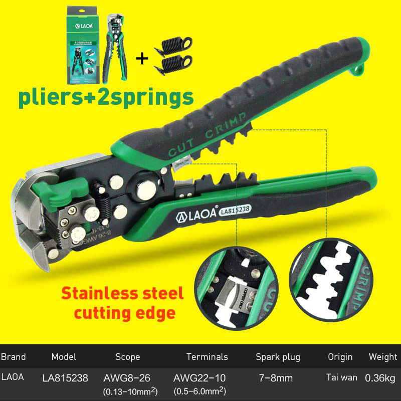 LAOA Automatic Wire Stripper Tools Professional Electrical Cable ...