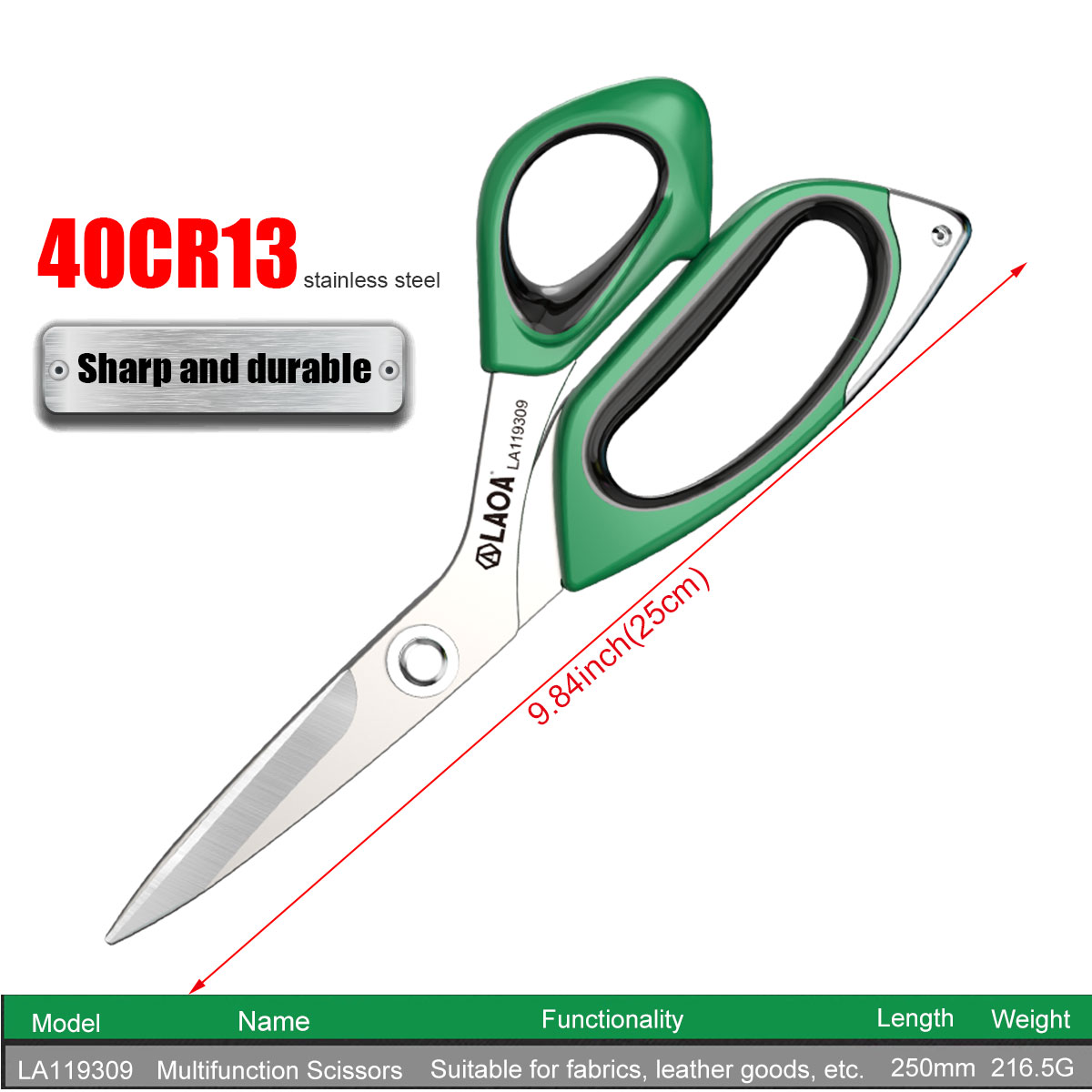 LAOA Stainless steel labor-saving multifunctional scissors, suitable ...