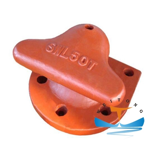 Ship Mooring Double Cross Bitt Marine Bollards For Boat