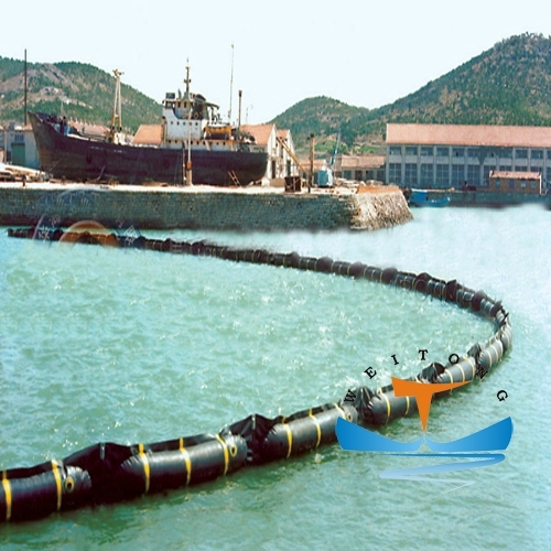 Oil Spill Boom Solid Float Rubber Oil Spill Containment Boom