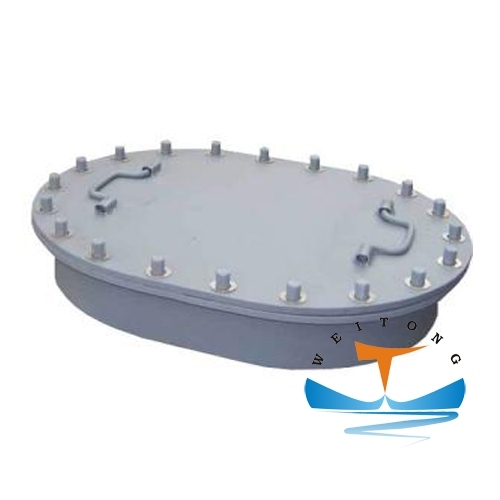 Marine Manhole Cover with Coaming Type A