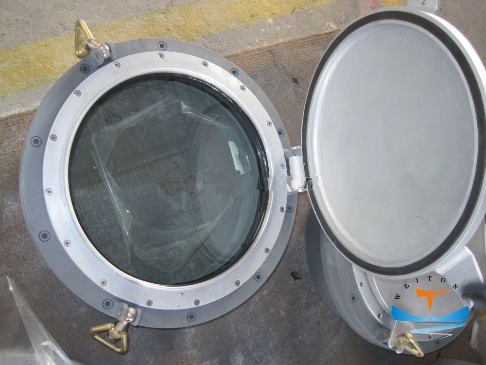 Fixed Steel Marine Portholes Ship Side Scuttle With Storm Cover