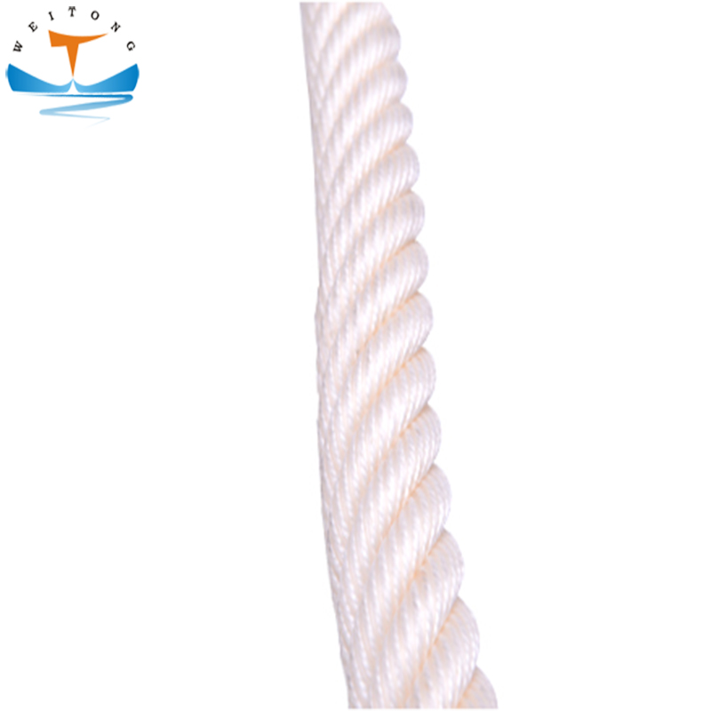 Marine 6 Strand Nylon Braided Monofilament Core Composite Mooring Ropes