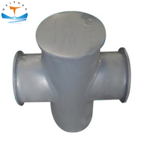Ship Mooring Double Cross Bitt Marine Bollards For Boat