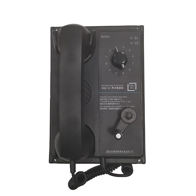 HSC-1Q/HSC-12Q Marine Flush Type Single/Multi Way Batteryless Telephone