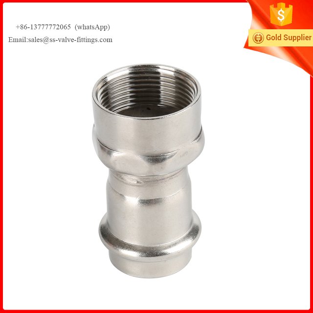 Press Fittings Adapter With Female Thread Stainless Steel