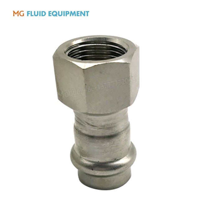 Press Fittings Adapter With Female Thread Stainless Steel
