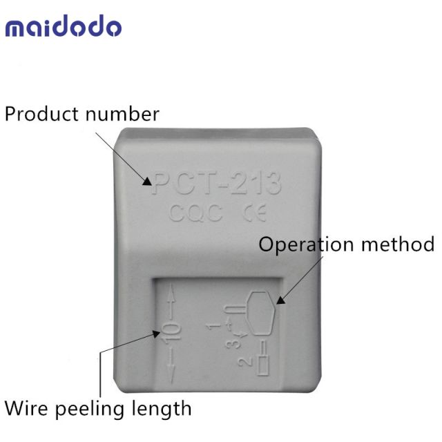 222-413 Plug-in Terminal Block Conductor Universal Compact Wire Wiring ...