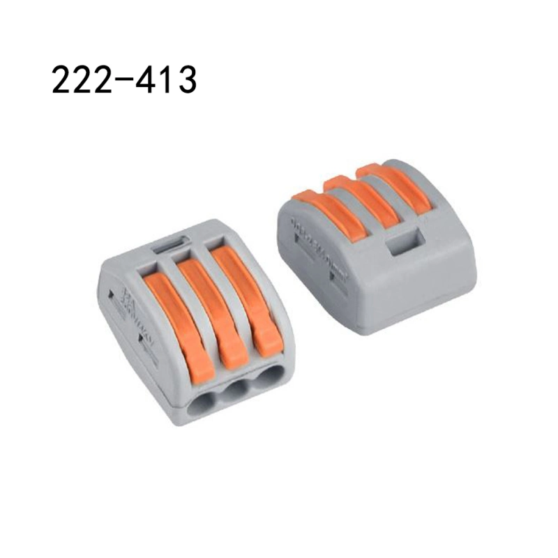 222-413 Plug-in Terminal Block Conductor Universal Compact Wire Wiring ...