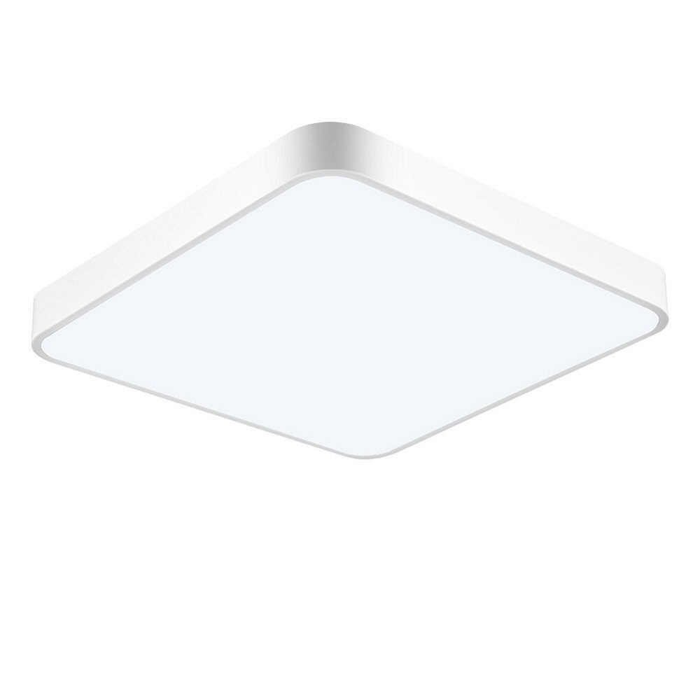 Round/Square LED 12W Ceiling Light Dimmable Thin Flush Mount Lamp Cool ...