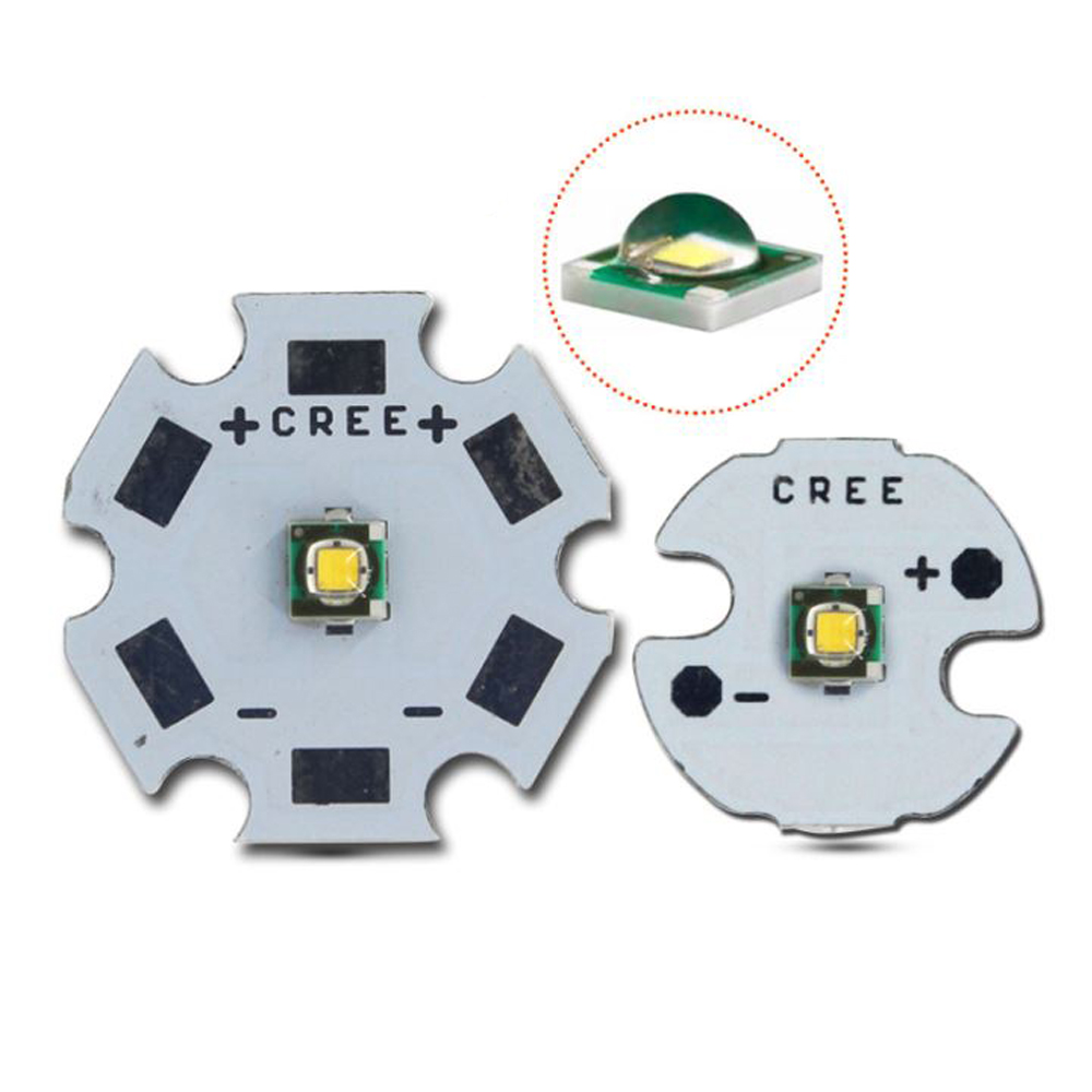 CREE 3W Cree XPE High Power LED Emitter Diode Bulb 16/20mm PCB