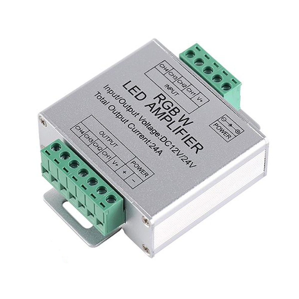 12V - 24V LED 24A RGBW Remote Controller Amplifier