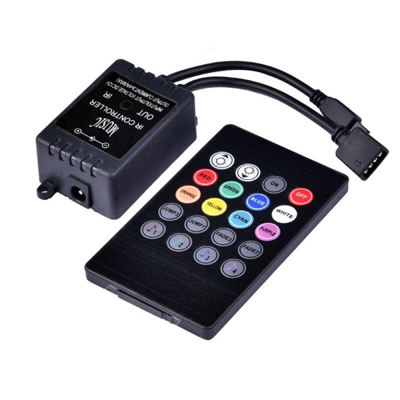 20 key RGB LED music infrared colorful controller