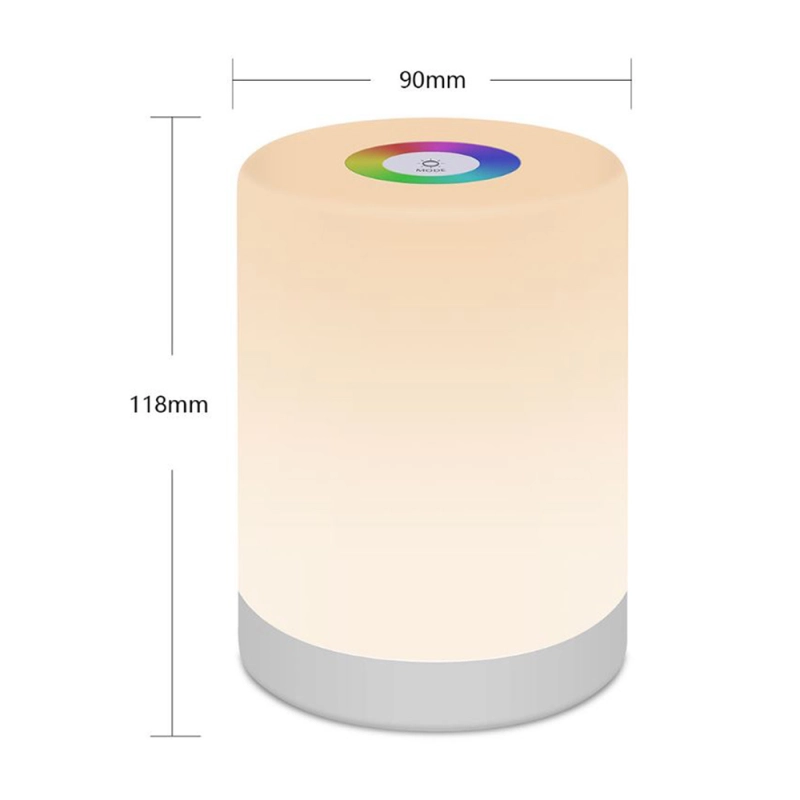 Rechargeable Smart LED Touch Control RGB Color Change Night Light