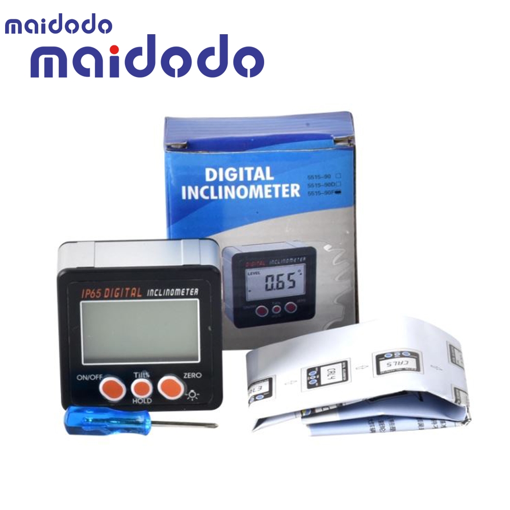 Digital Level Protractor Inclinometer Magnetic Level Angle Meter Finder ...