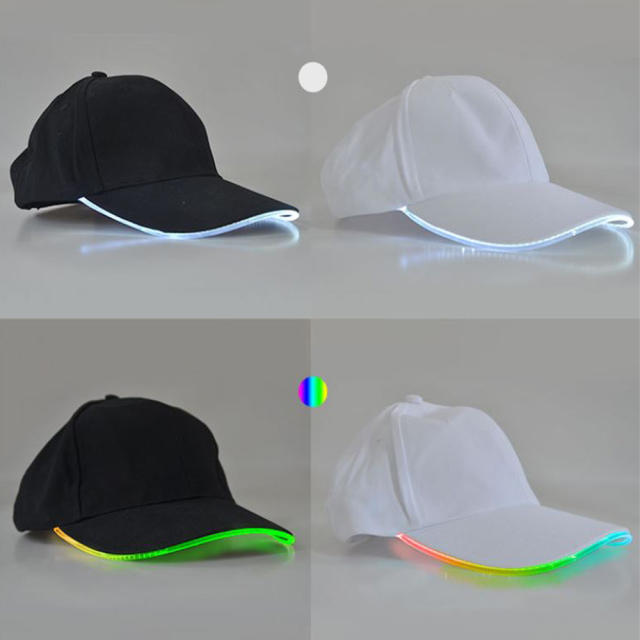 Cool LED Light Up Baseball Caps Glowing Adjustable Hats Perfect for ...