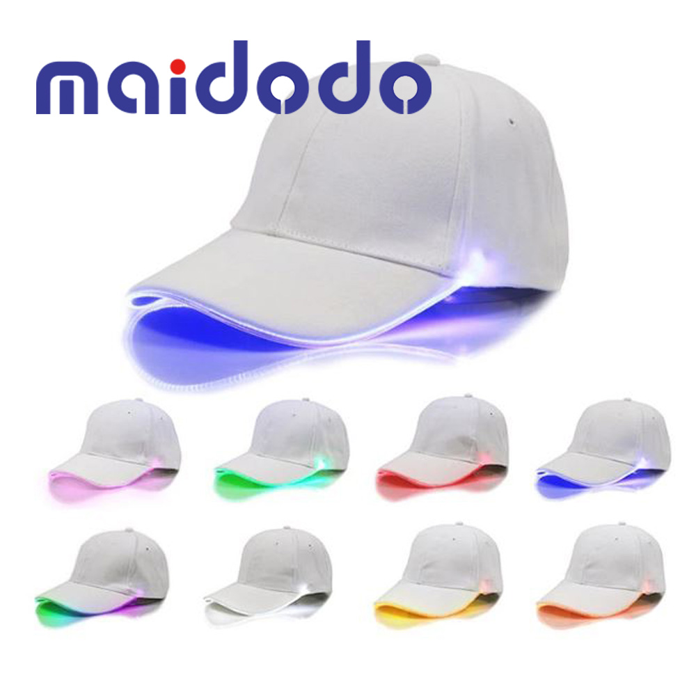 Cool LED Light Up Baseball Caps Glowing Adjustable Hats Perfect for ...