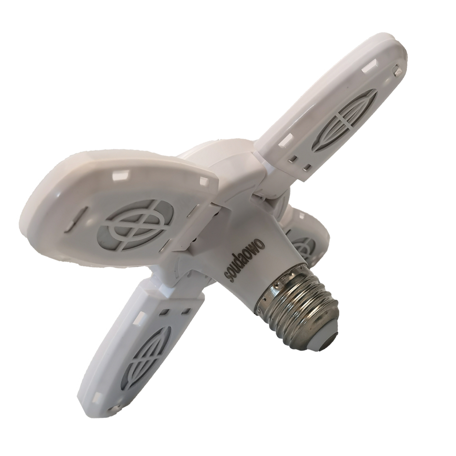 SOUDAOWO LED Light Bulb 40 Watt, E26 Base 6500K Daylight Mini LED Fan ...