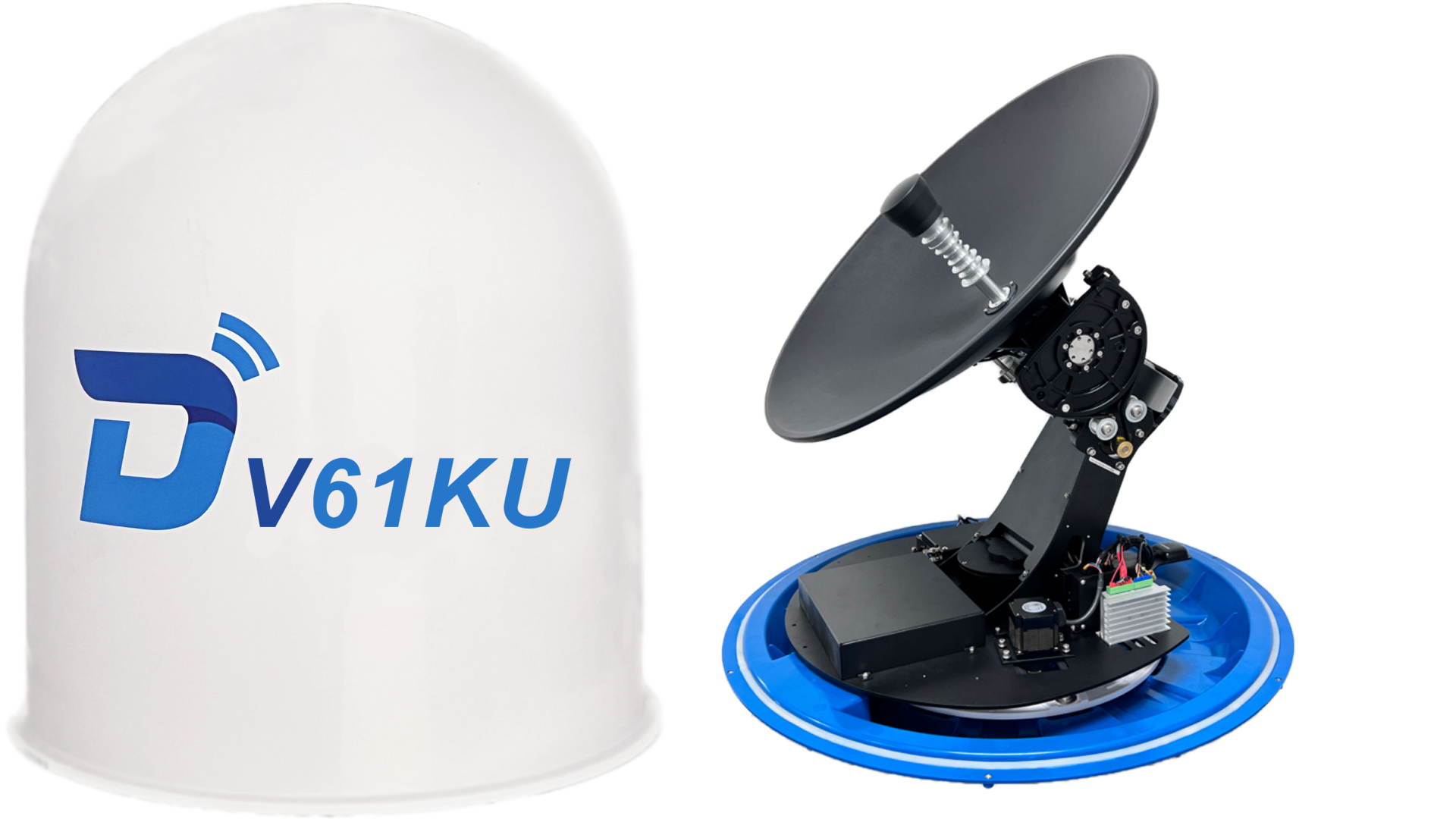 Ditel V61KU 65cm KU band 3-axis stabilized maritime VSAT antenna,Wind ...