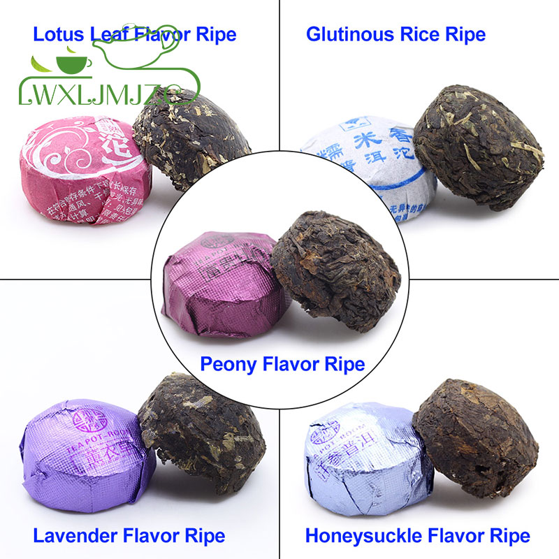 Aged Puerh Tea - Ripe(Shu) & Raw(Sheng) Mini Tea Cakes –Yunnan Pu-erh ...