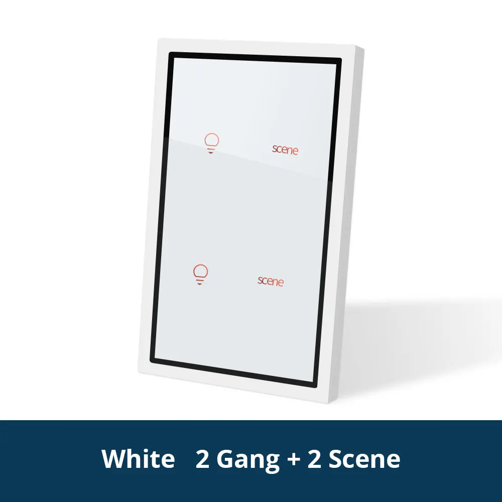 Zemismart Tuya Zigbee Light Switch Scene Switch 4 Gang 4x2 Touch Wall ...