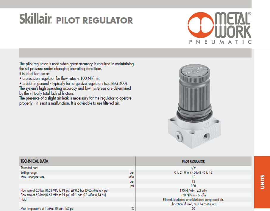 METALWORK REGULATOR 3206003
