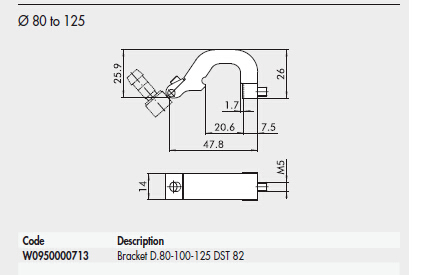 METALWORK BRACKET W0950000713
