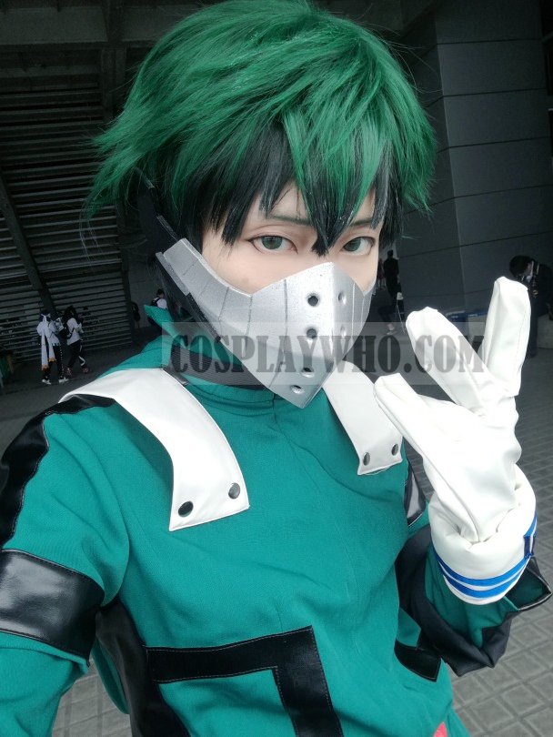 Boku no Hero Academia Izuku Midoriya Cosplay Mask Helmet,Mask & Helmet