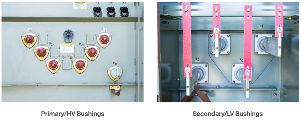 Primary and Secondary Bushings In Pad Mounted Transformers